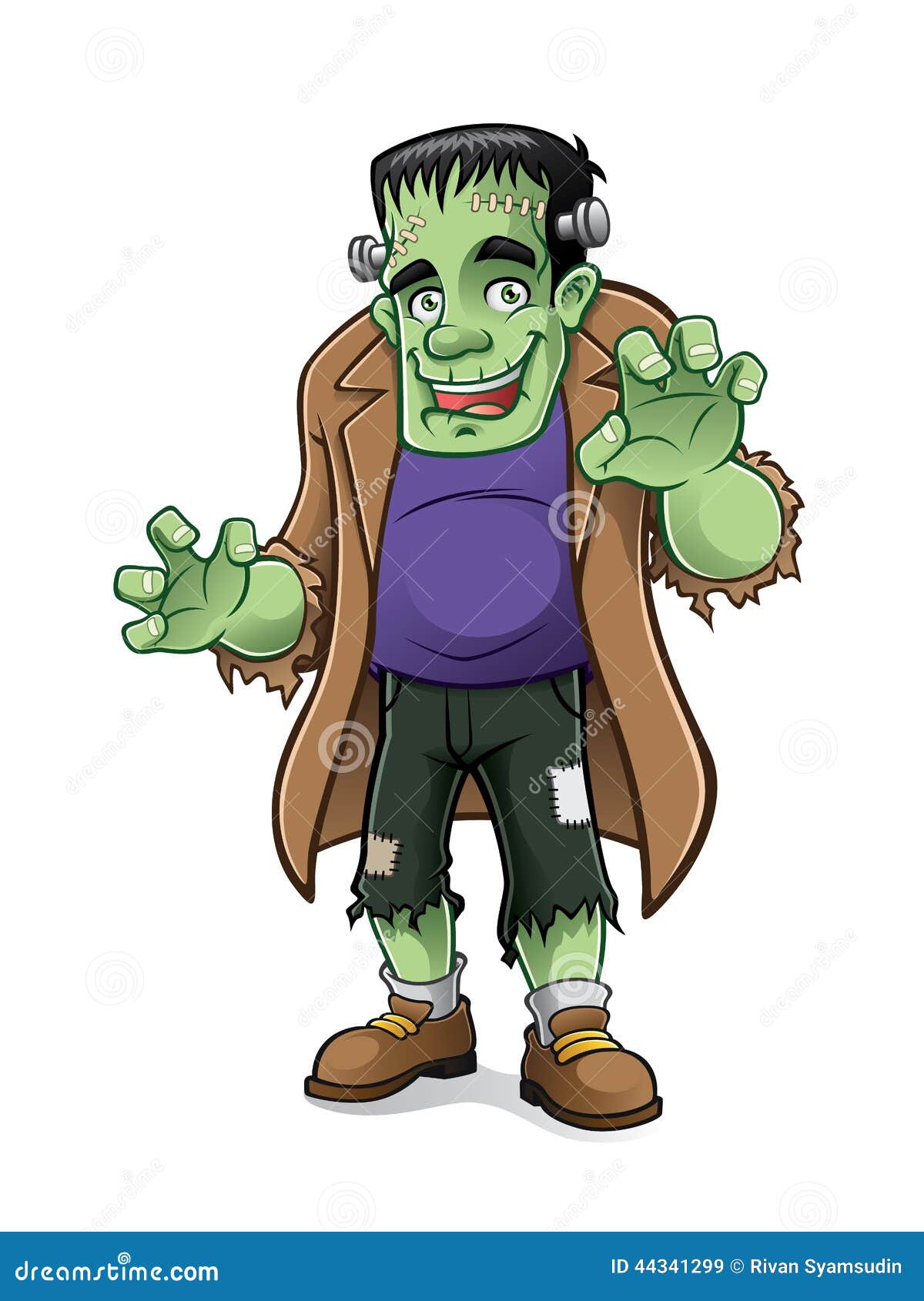 Frankenstein stock vector. Illustration of fear, nightmare - 44341299