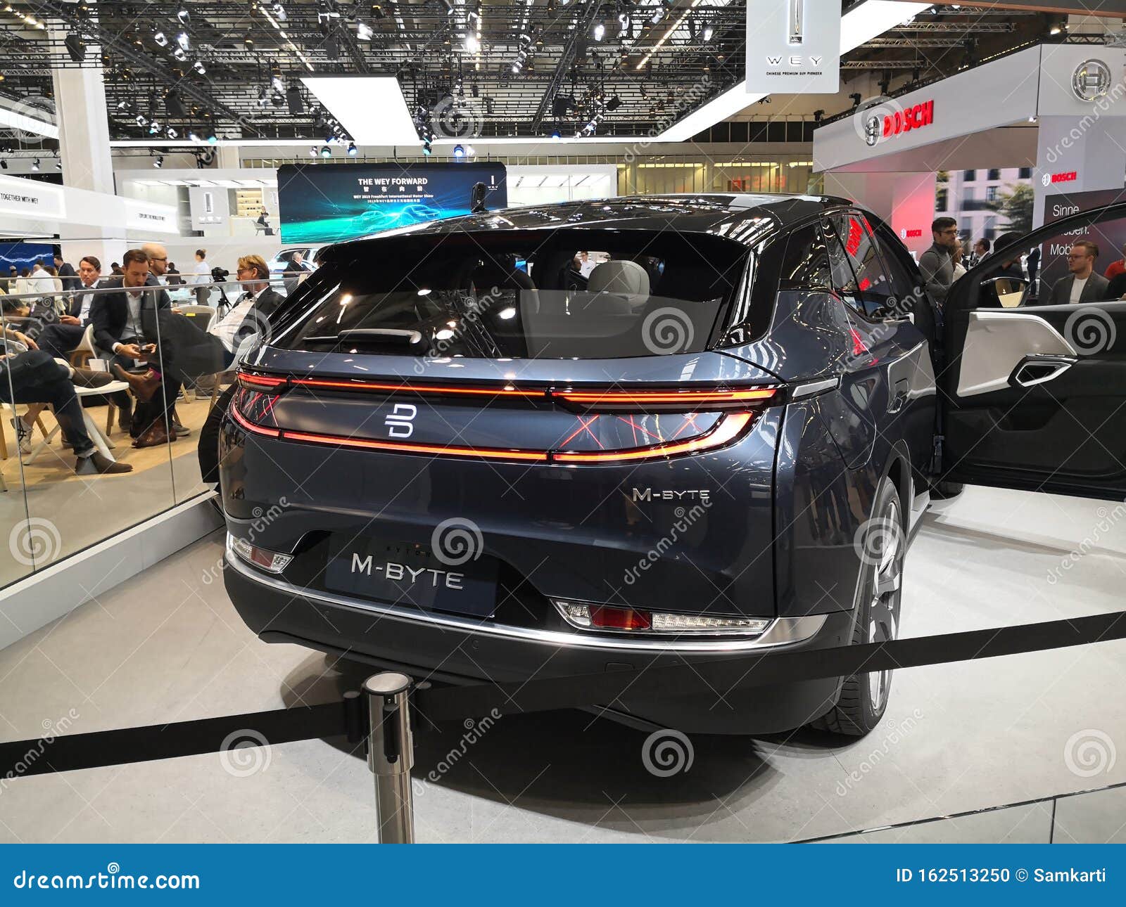 Frankfurt, Germany, September 12-2019: Byton M-byte IAA 2019 Editorial Image - Image of luxury ...