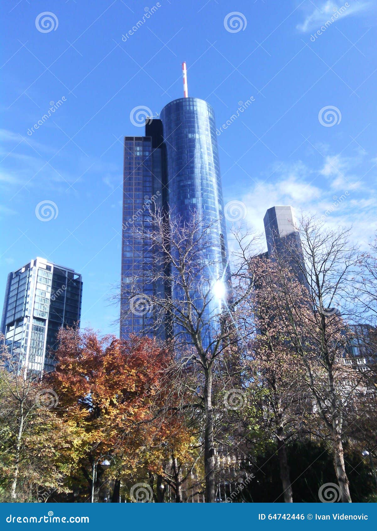 Frankfurt - Helaba Tower stock photo. Image of tower - 64742446