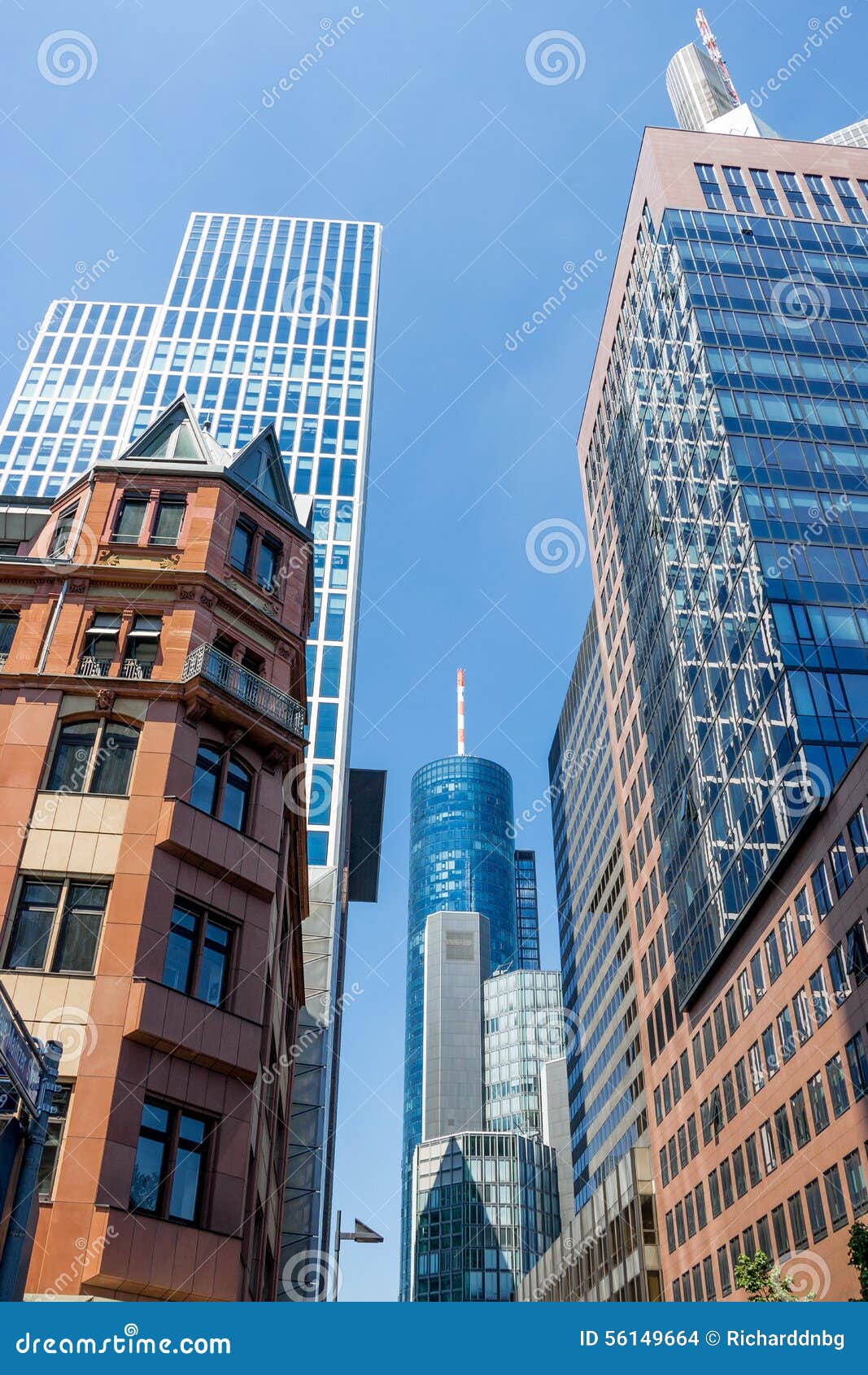 Frankfurt am Main Germany - Main Tower High-rise Editorial Stock Image ...