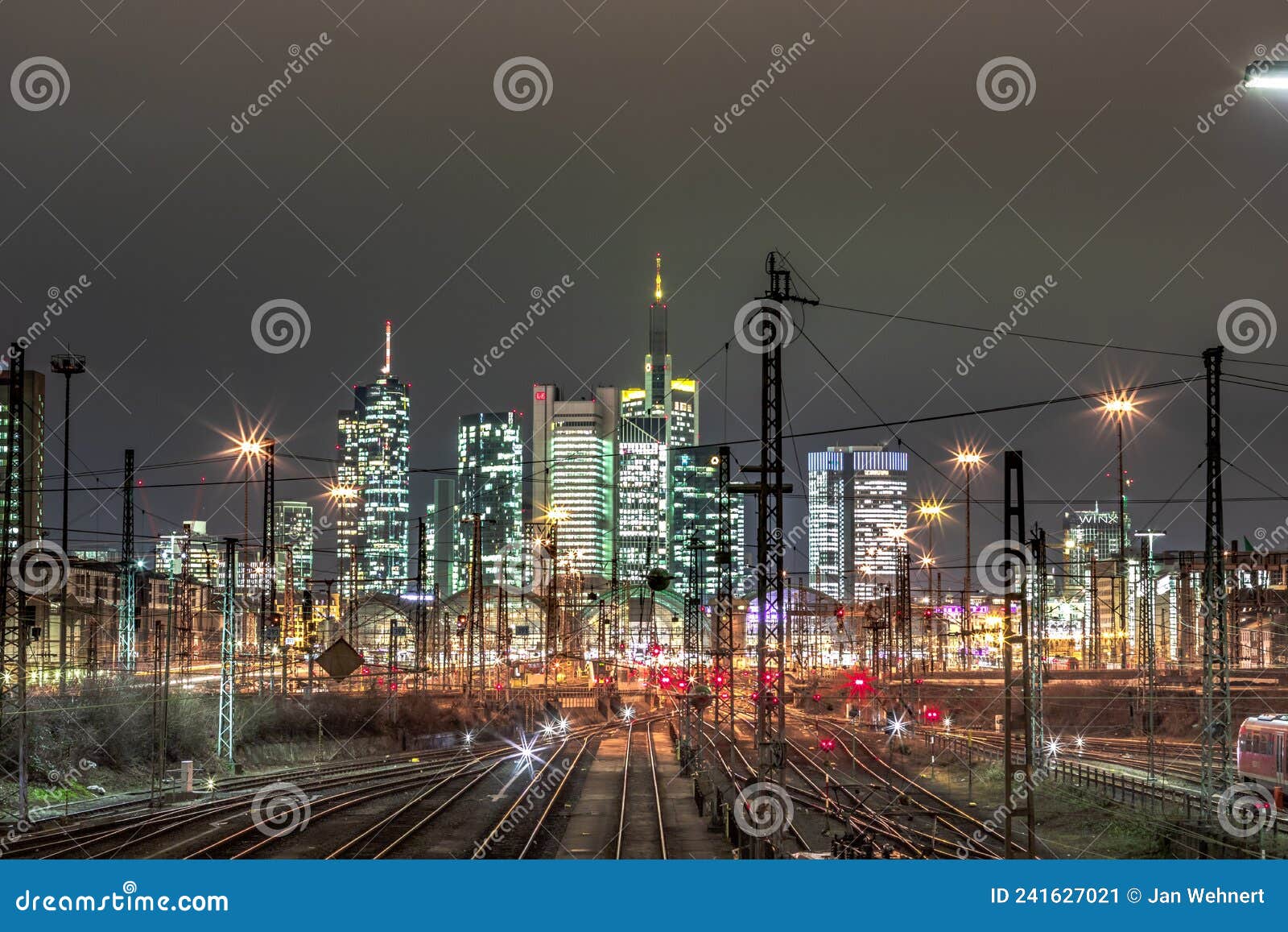 Frankfurt am Main, Main Station with Rails and Trains Editorial Photo ...