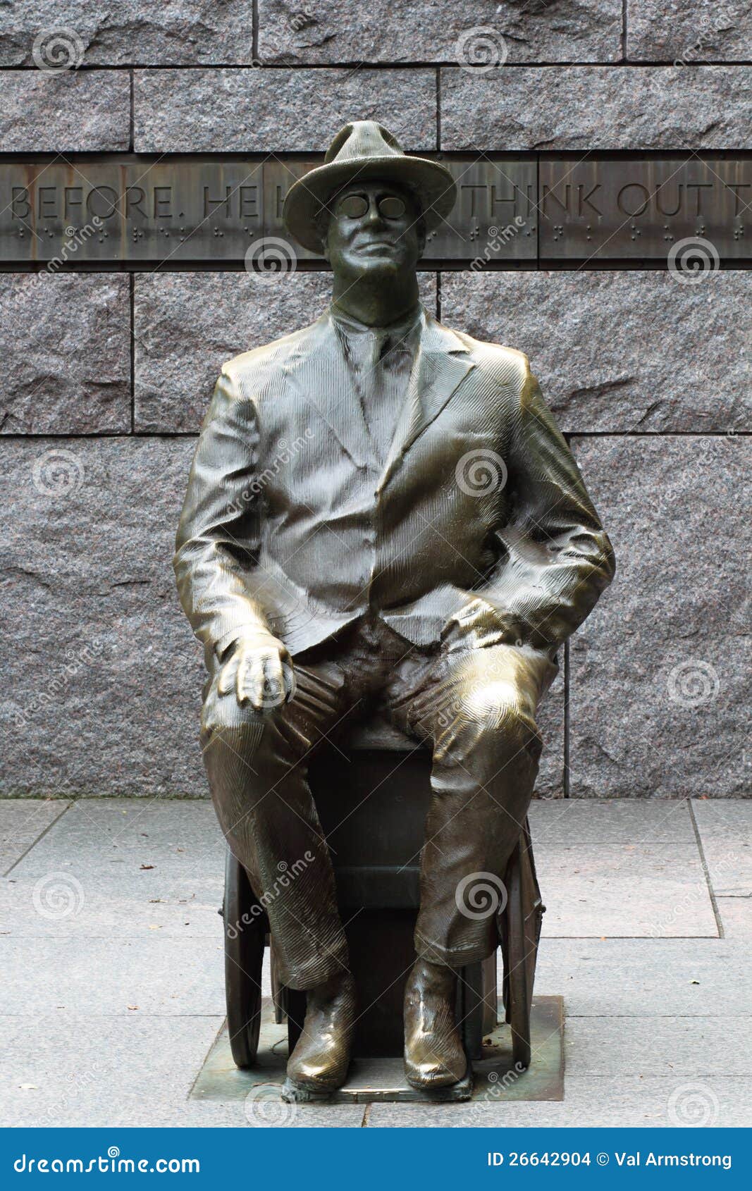 Franklin Delano Roosevelt FDR Memorial Editorial Stock Image - Image of ...