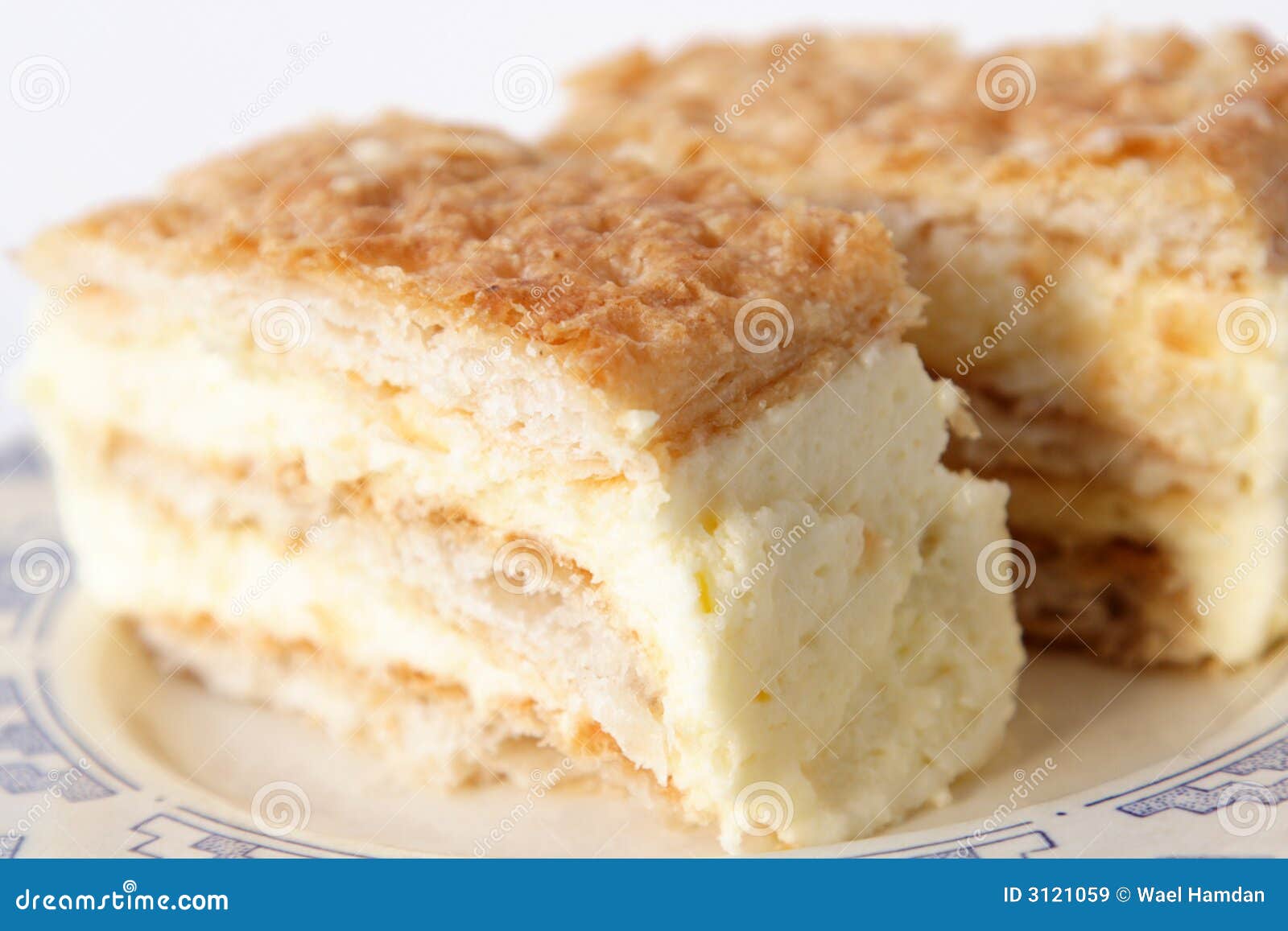 Frans dessert stock afbeelding. Image of koekje, voedsel - 3121059