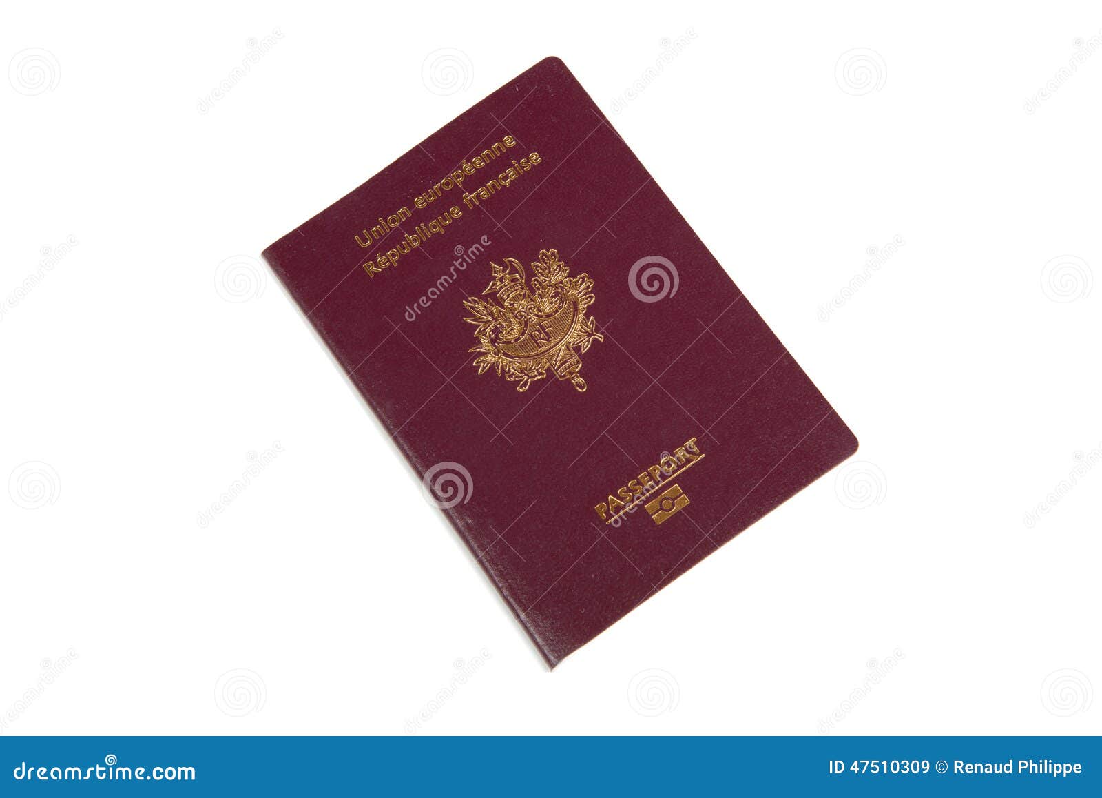 Frans paspoort stock afbeelding. Image of identificatie - 47510309