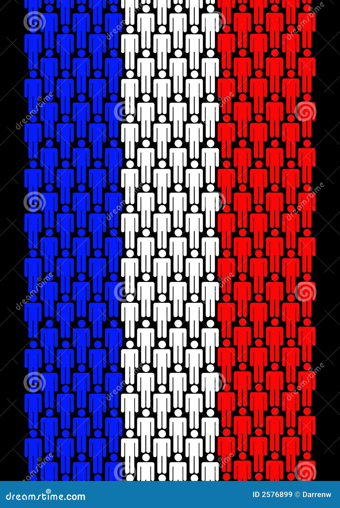 Franse mensen stock illustratie. Illustration of genaturaliseerd - 2576899