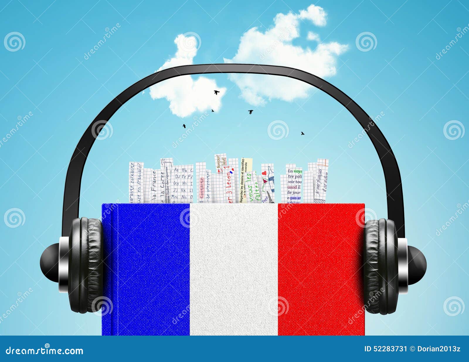 Franse taal stock afbeelding. Image of parijs, reis, taal - 52283731