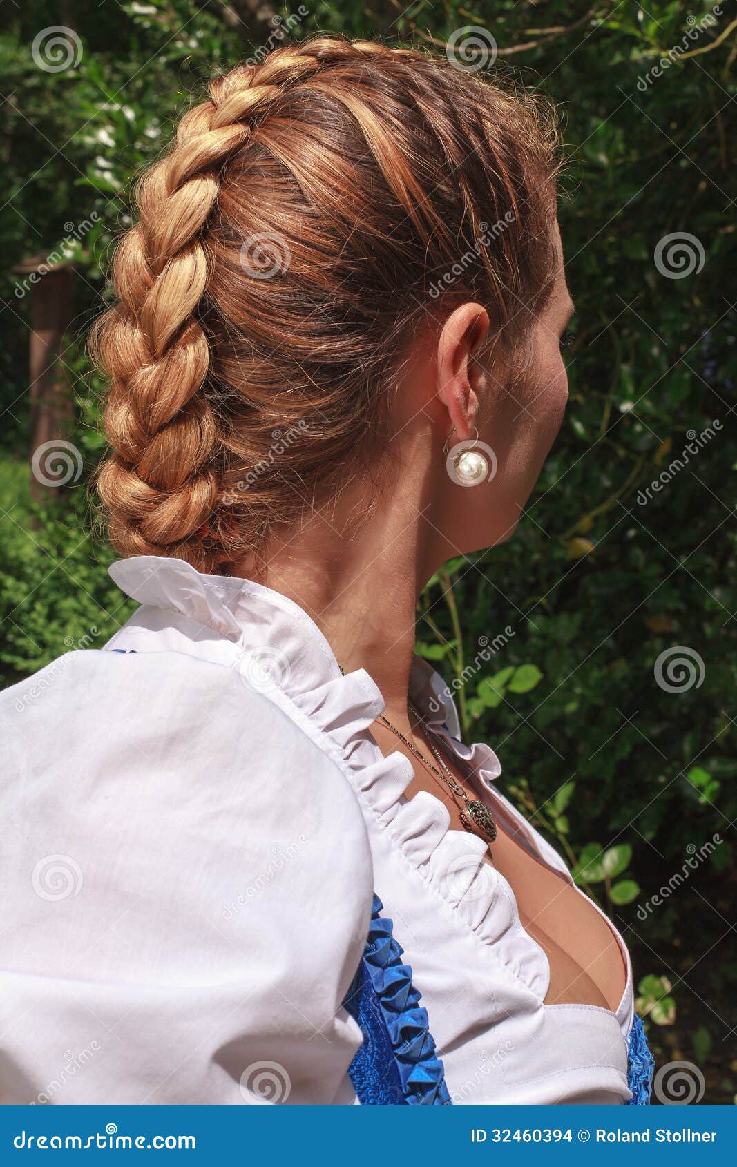 Franse vlecht stock foto. Image of beieren, grooming - 32460394