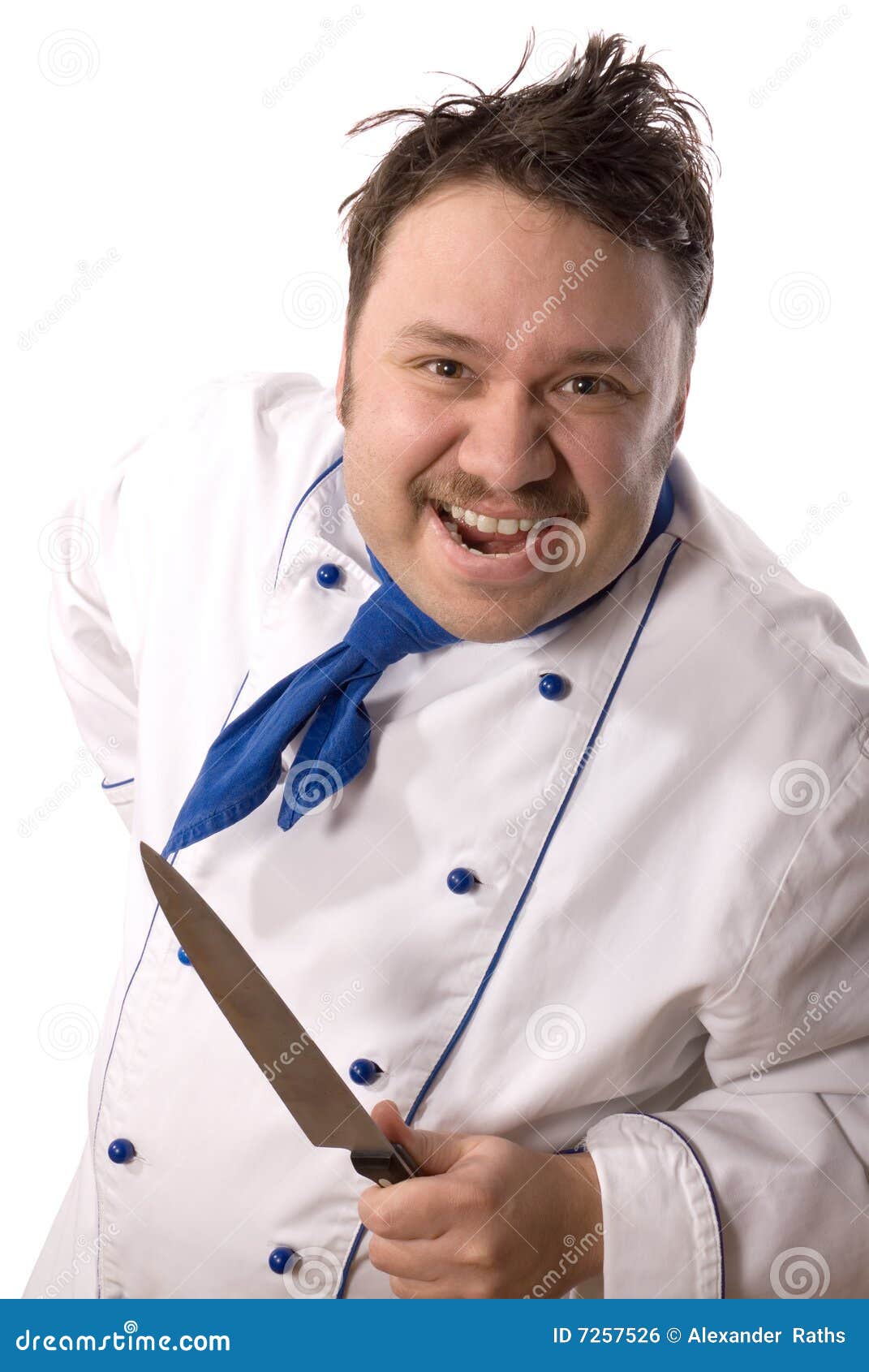 Frantic chef stock photo. Image of frantic, vertical, cook - 7257526