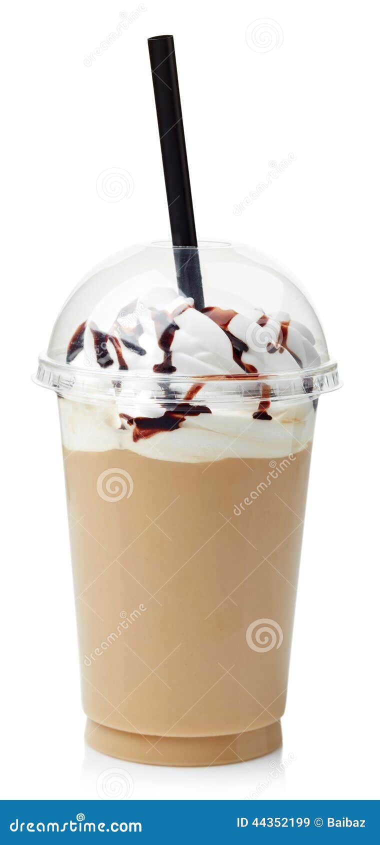 Frappe stock image. Image of foam, brown, away, mocha - 44352199
