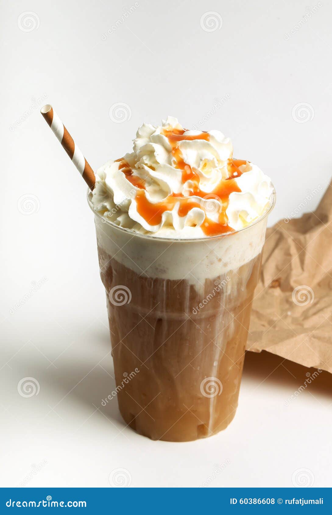 Frappe coffee stock photo. Image of sauce, cappuccino - 60386608