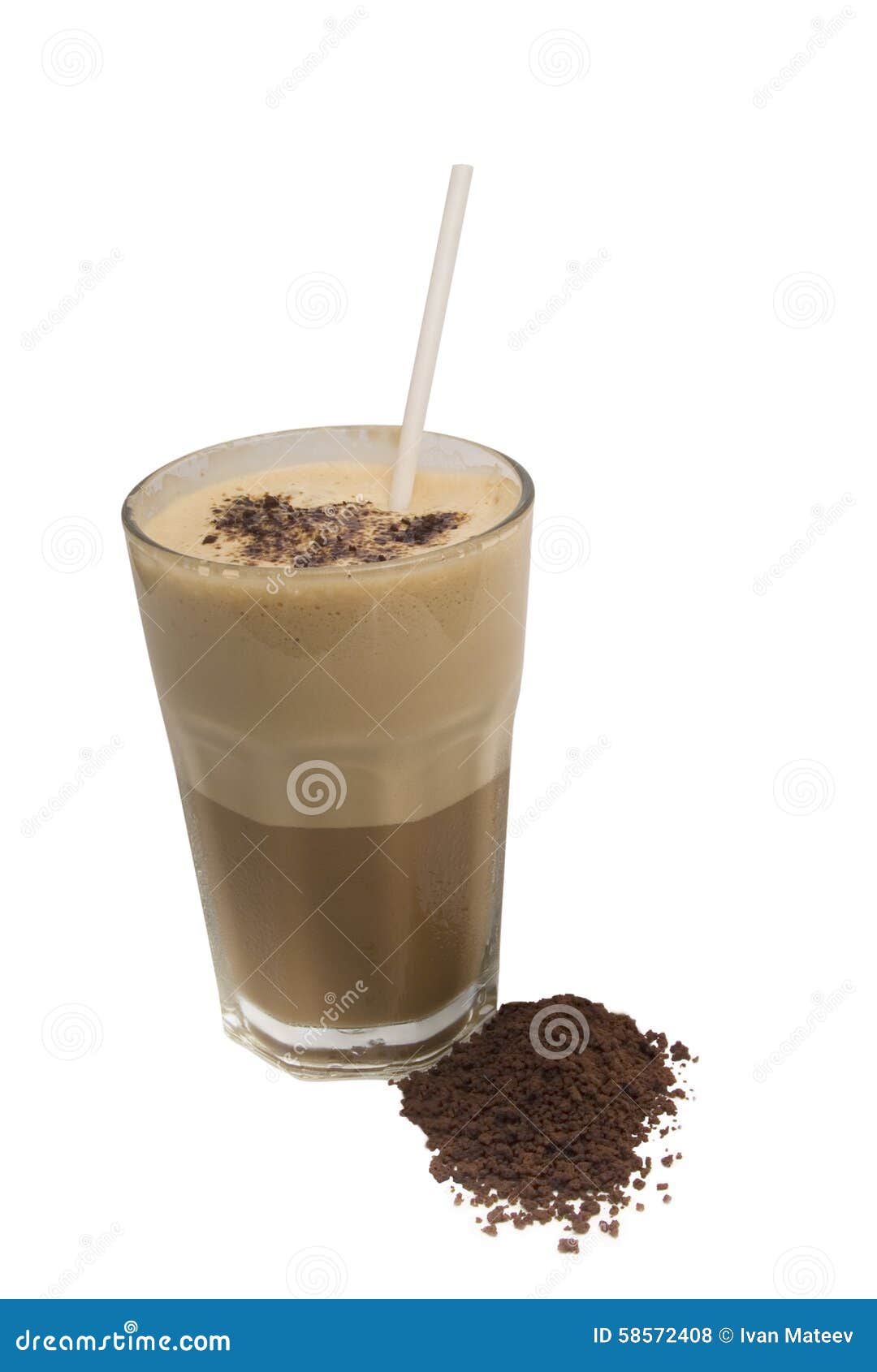 Frappe stock photo. Image of tasty, frappe, cold, brown - 58572408