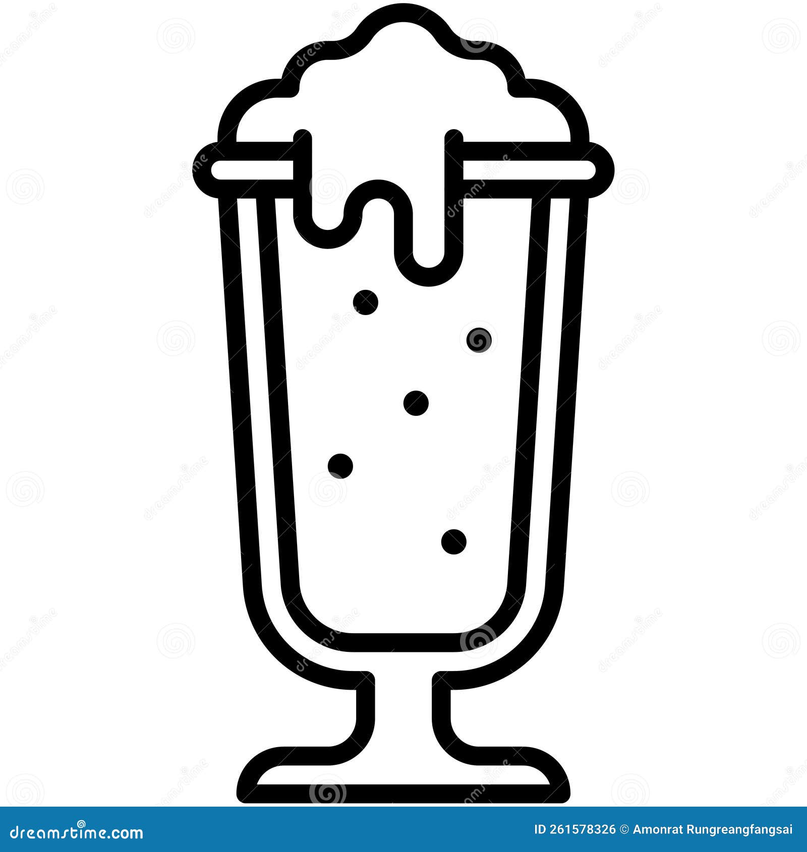 Frappe Icon, Coffee Shop Related Vector Stock Vector - Illustration of ...