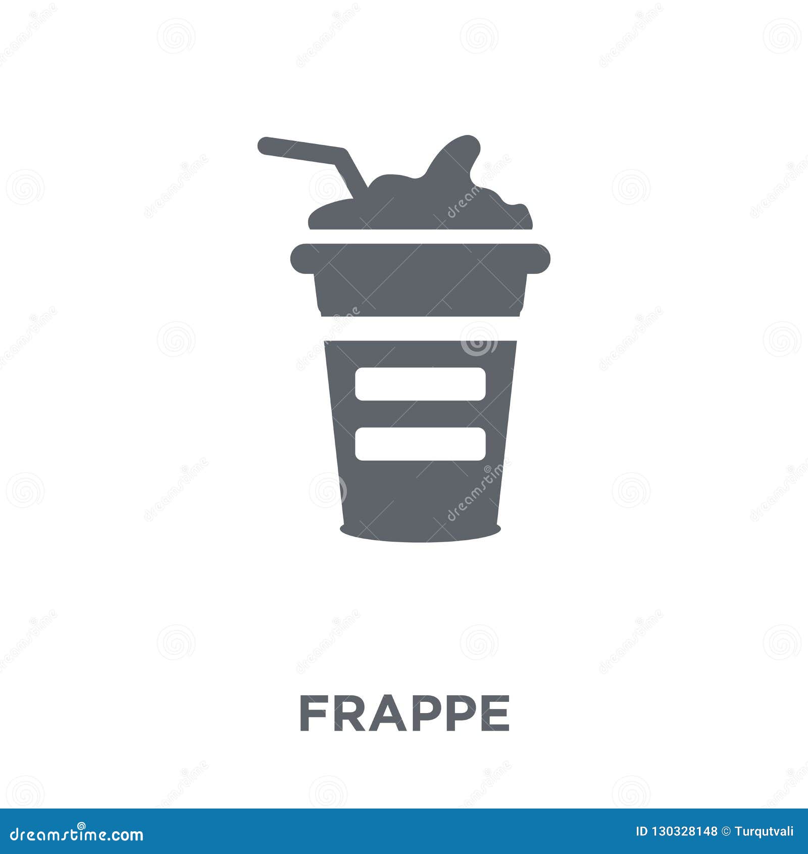 Frappe Icon from Drinks Collection. Stock Vector - Illustration of ...
