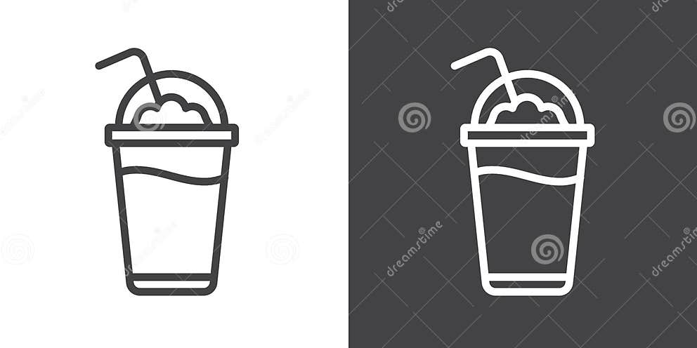 Frappe Icon Flat Vector Set Outline Stock Vector - Illustration of ...