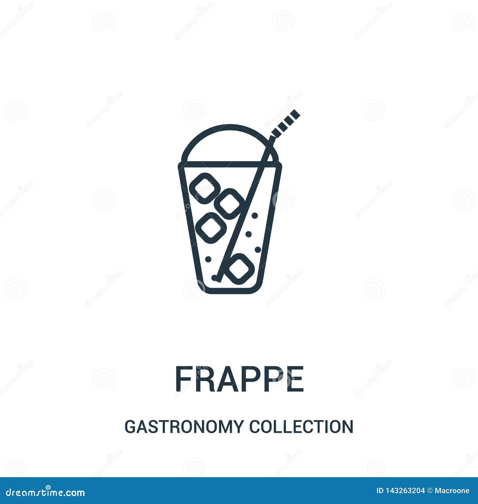 Frappe Icon Logo Sign Vector Outline | CartoonDealer.com #329960645