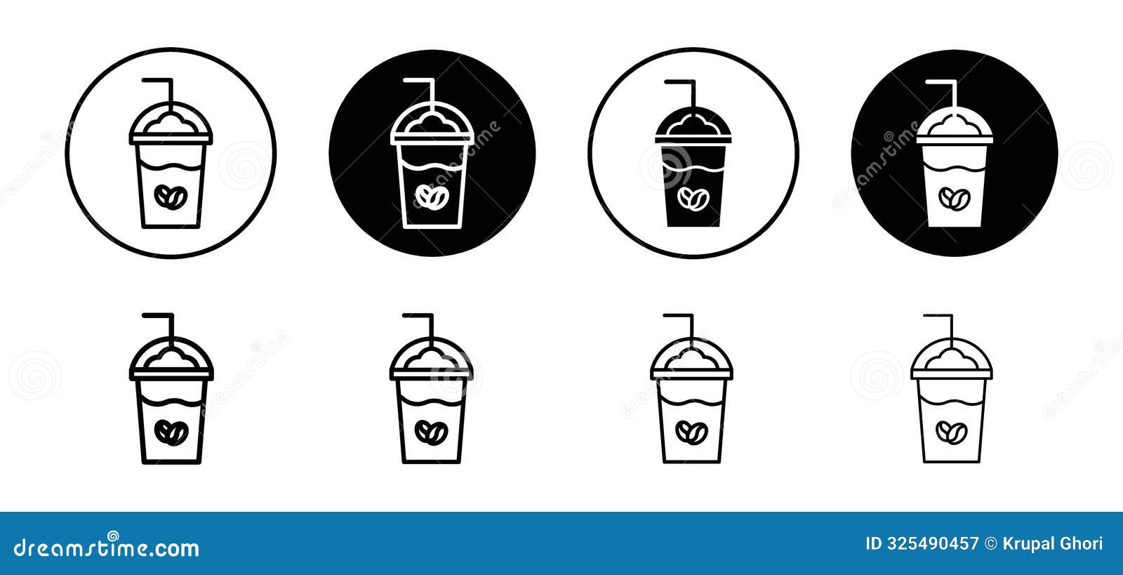 Frappe Vector Icon On White Background. Flat Vector Frappe Icon Symbol ...