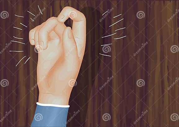 Frappement de la porte illustration stock. Illustration du visite ...