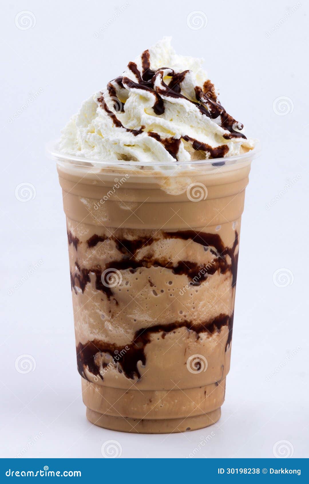 Coffee-frappe With Ice And A Straw In An Unusual Glass Jug. Morning ...