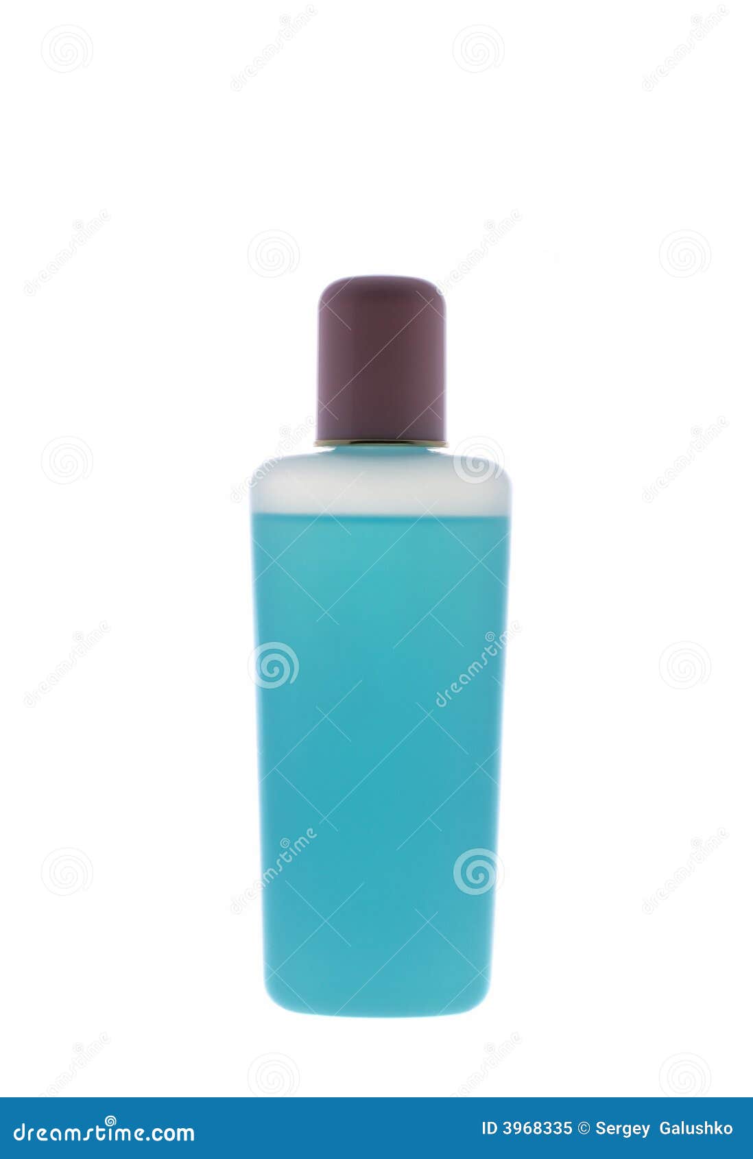 Frasco con la loción imagen de archivo. Imagen de fondo - 3968335