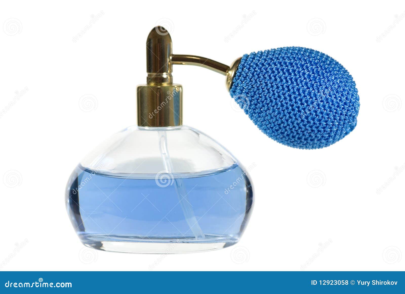 Frasco de perfume azul foto de stock. Imagem de forma - 12923058
