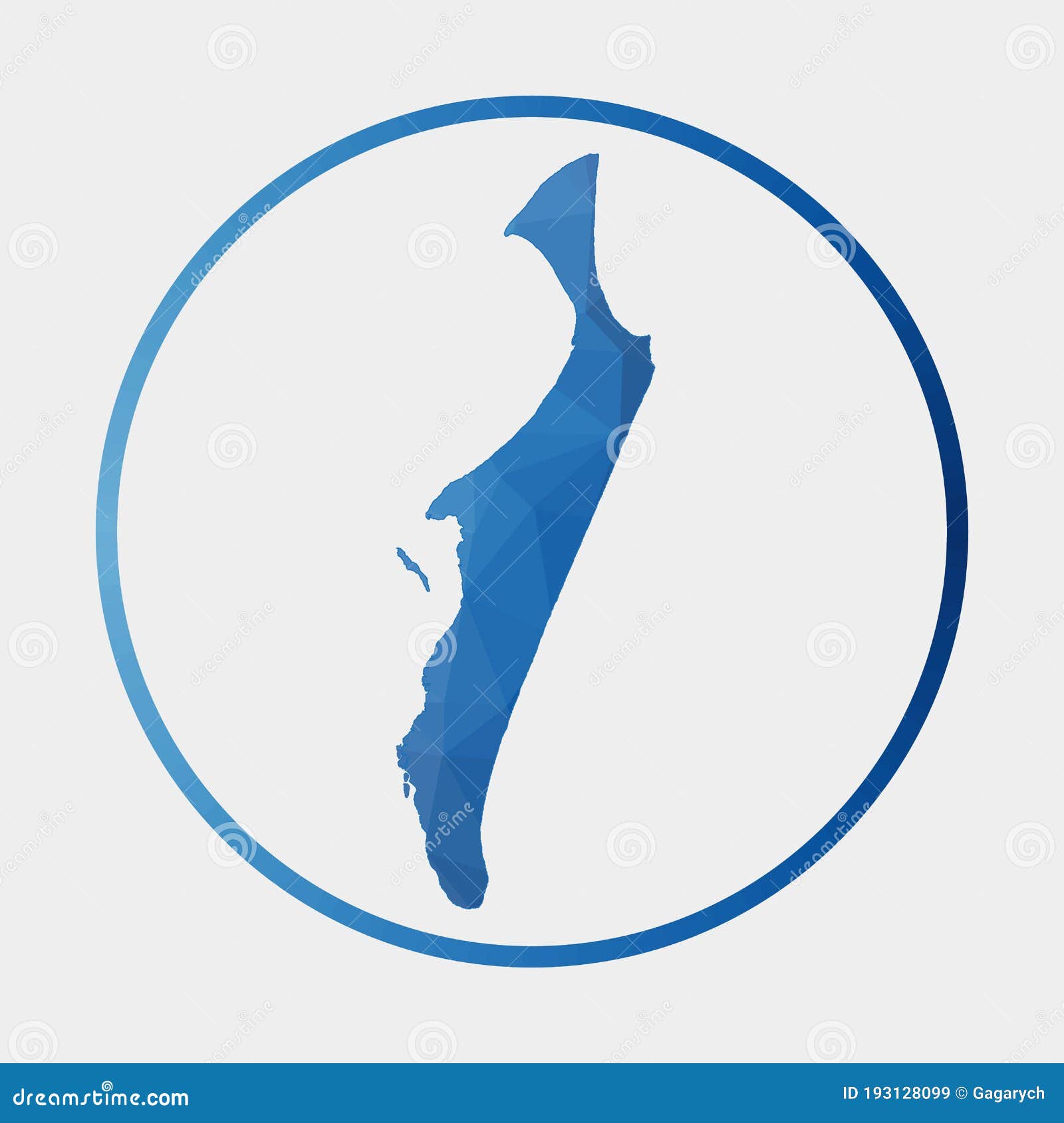 Fraser Island Queensland, Commonwealth Of Australia Map Vector ...