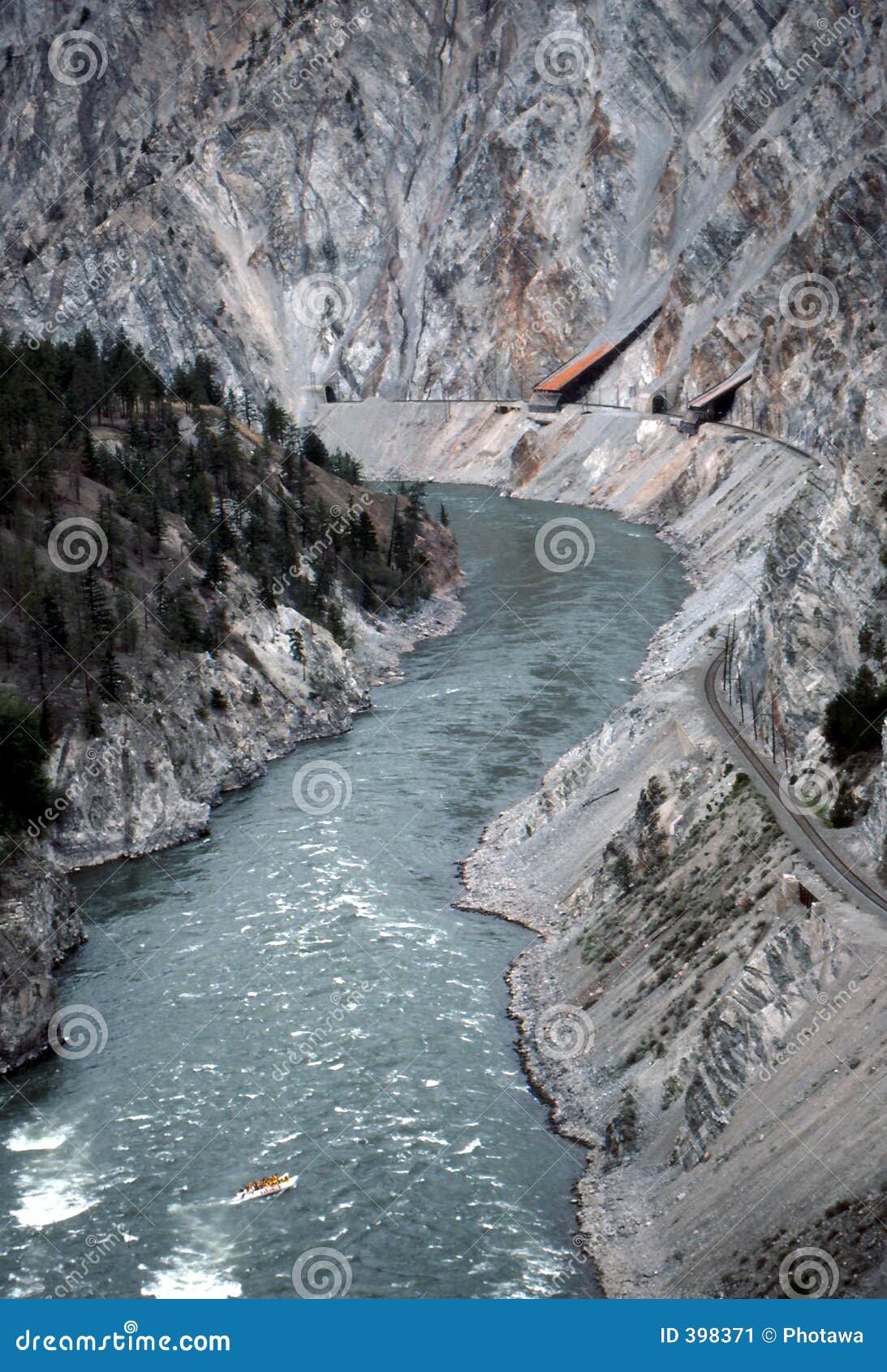 Fraser Valley and River stock image. Image of tracks, mountains - 398371
