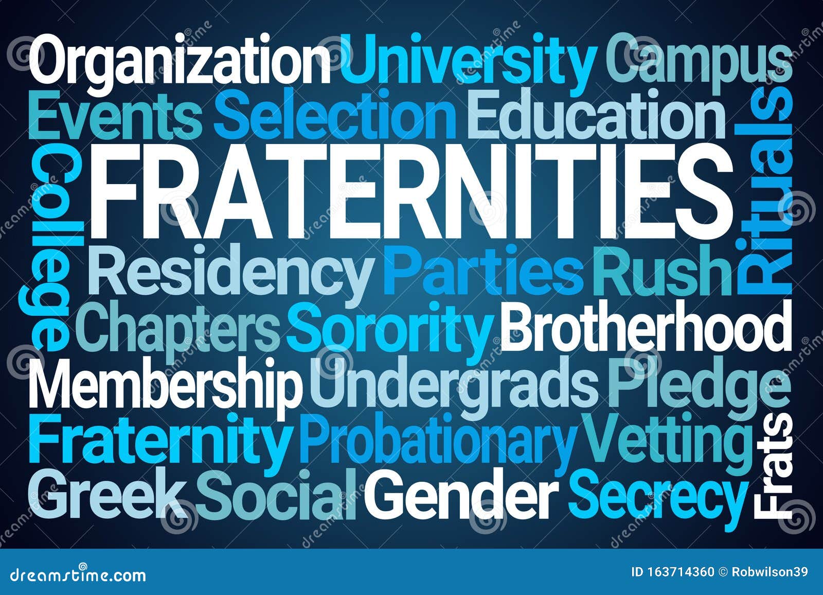 Fraternity Word Cloud stock illustration. Illustration of fraternity ...