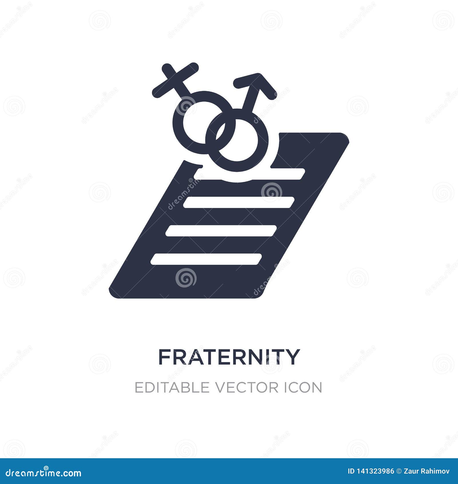 Fraternity Icon Vector Isolated On White Background, Fraternity Sign ...