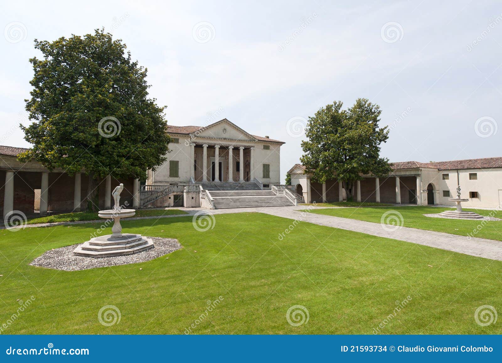 Fratta Polesine (Italy) - Villa Badoer Stock Photo - Image of ...