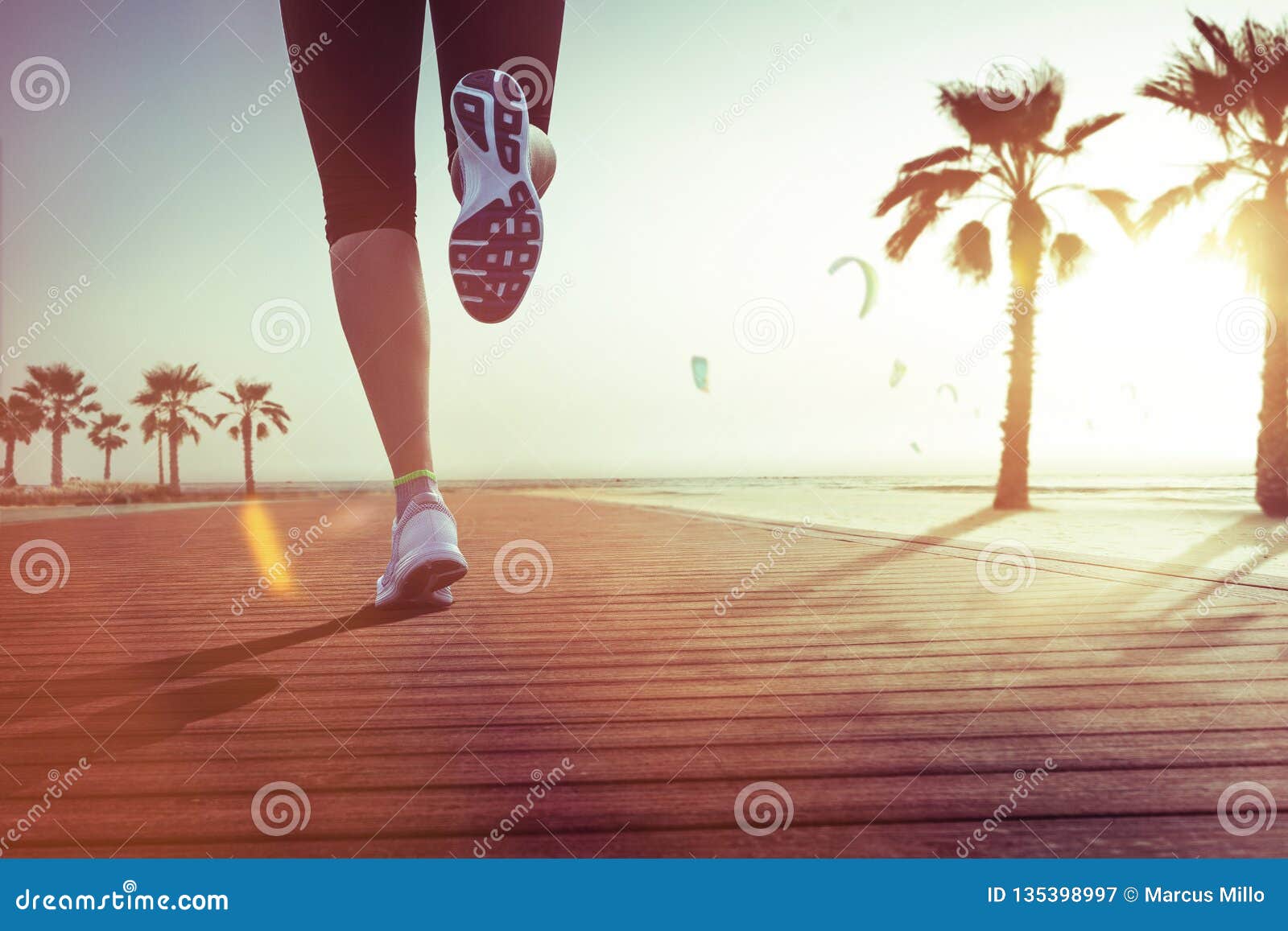 Woman Keeps Fit while Jogging Stock Image - Image of jogging, woman ...