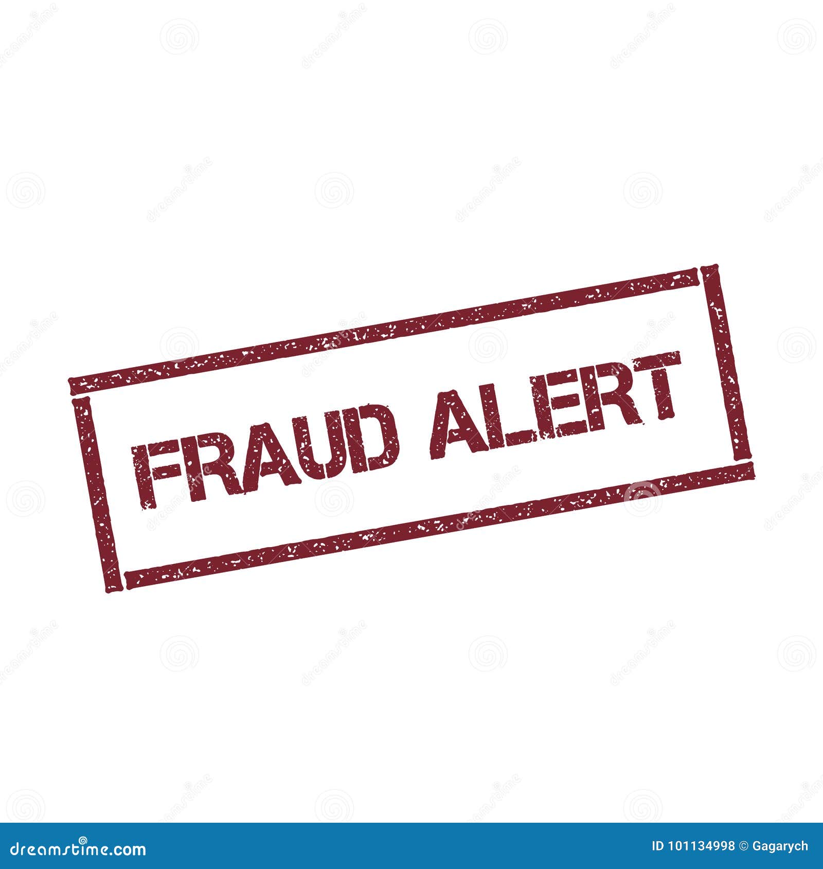 Fraud Alert Rectangular Stamp. Stock Vector - Illustration of retro ...