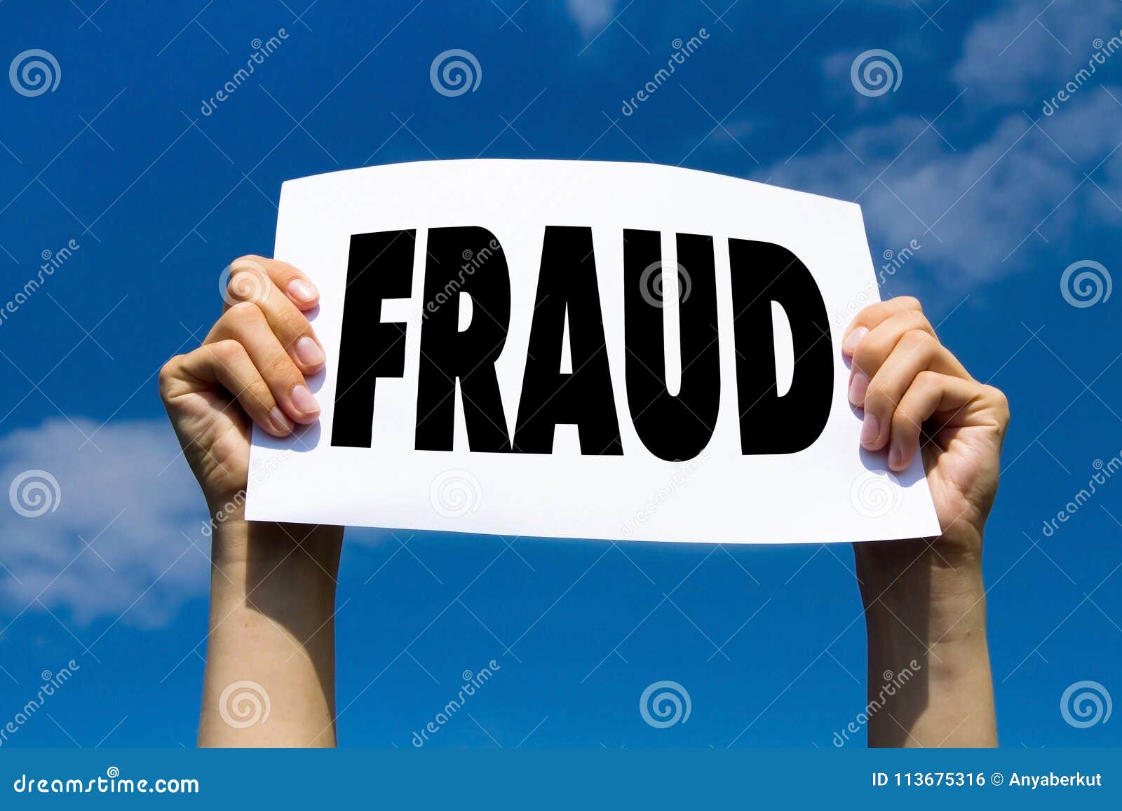 Fraud alert stock photo. Image of fraud, crime, danger - 113675316