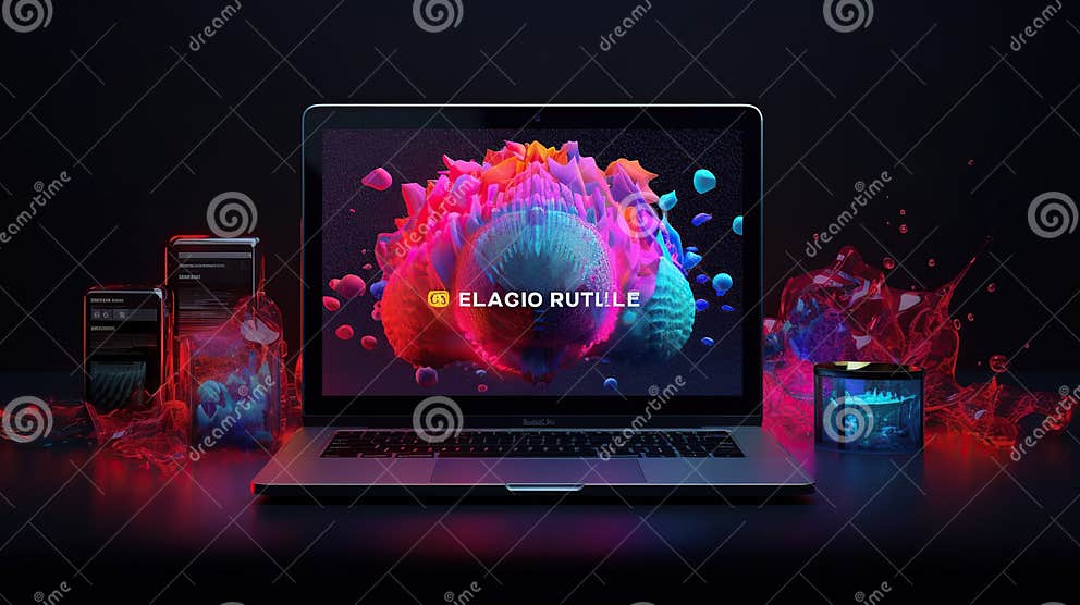 Fraud Alert, Splash Screen for Devices Stock Photo - Image of office ...