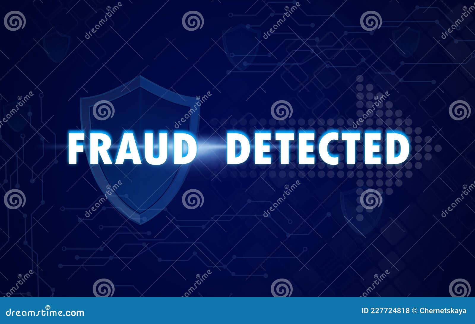 Fraud Alert, Splash Screen for Devices. Illustration Stock Illustration ...