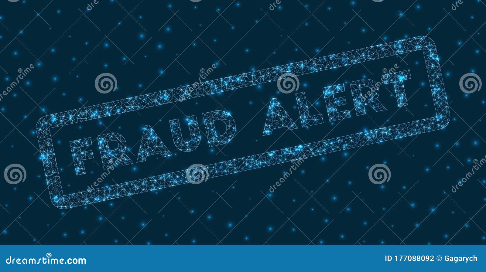 Alert Word With Symbol-text Graphics A Stock Illustration ...