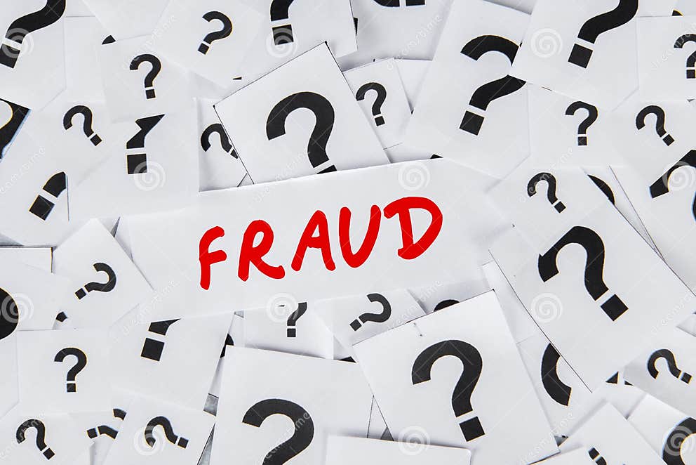 Fraud definition concept stock photo. Image of printout - 38126796