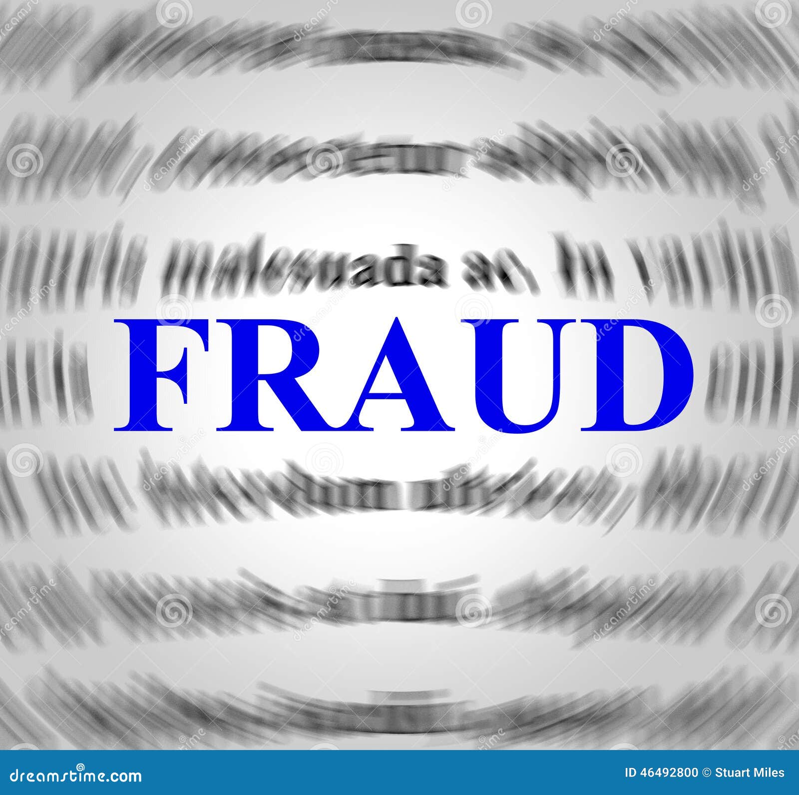 Fraud Definition Indicates Rip Off and Con Stock Illustration ...