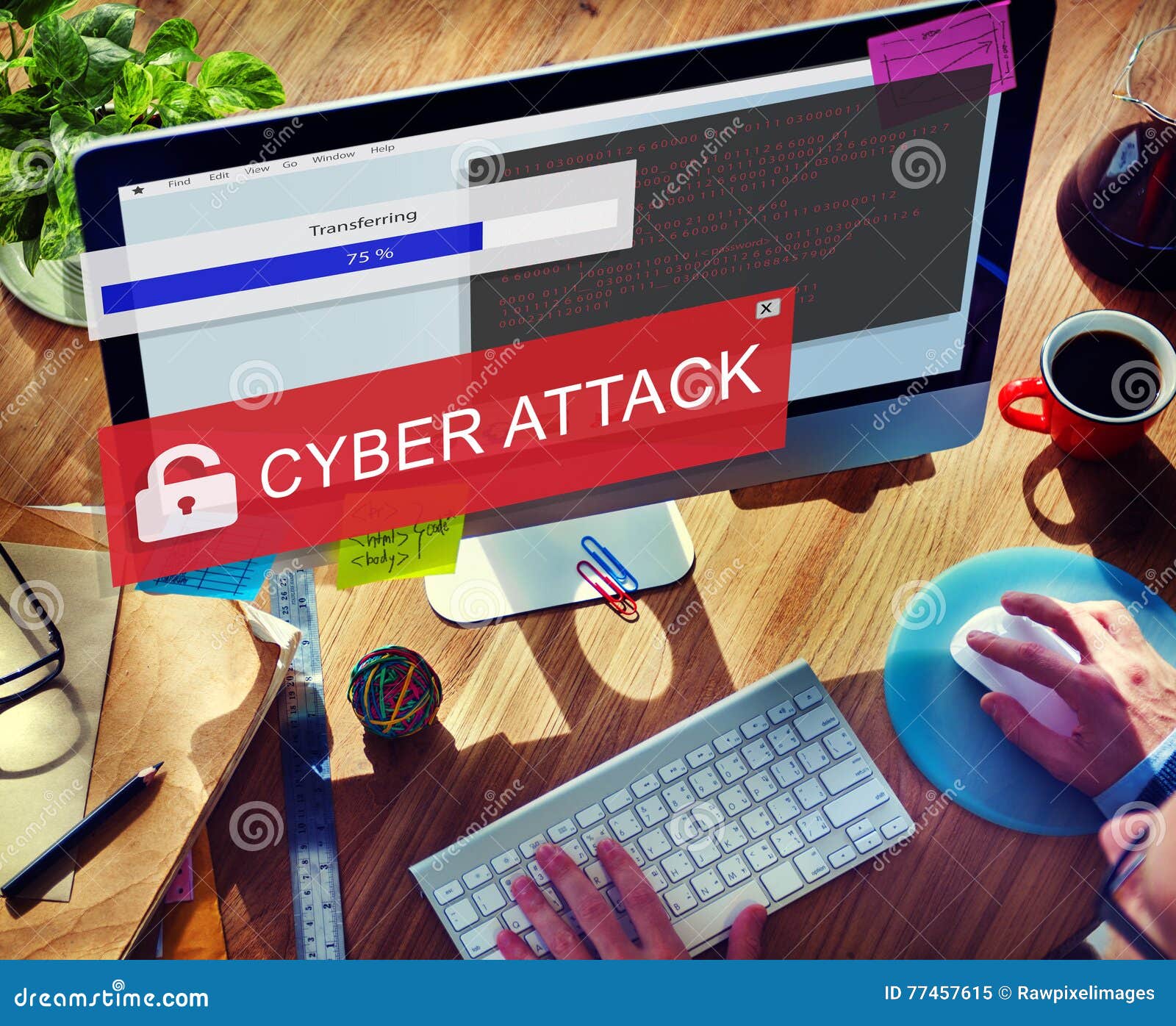 Fraud Hacking Spam Scam Phising Concept Stock Image - Image of ...