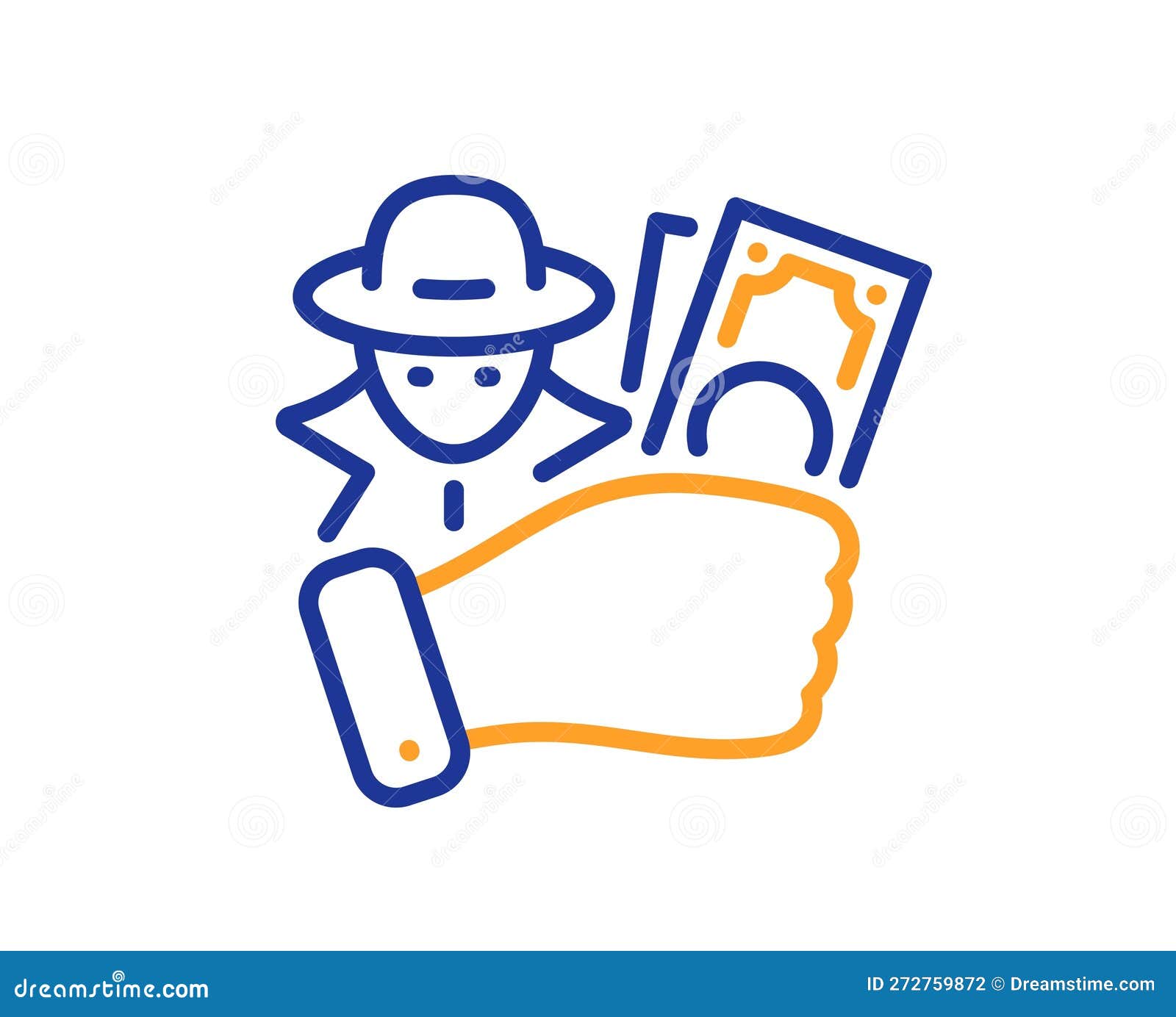 Fraud Line Icon. Spy of Thief Sign. Vector Stock Vector - Illustration ... Fraud Line Icon. Spy of Thief Sign. Vector Stock Vector - Illustration ...