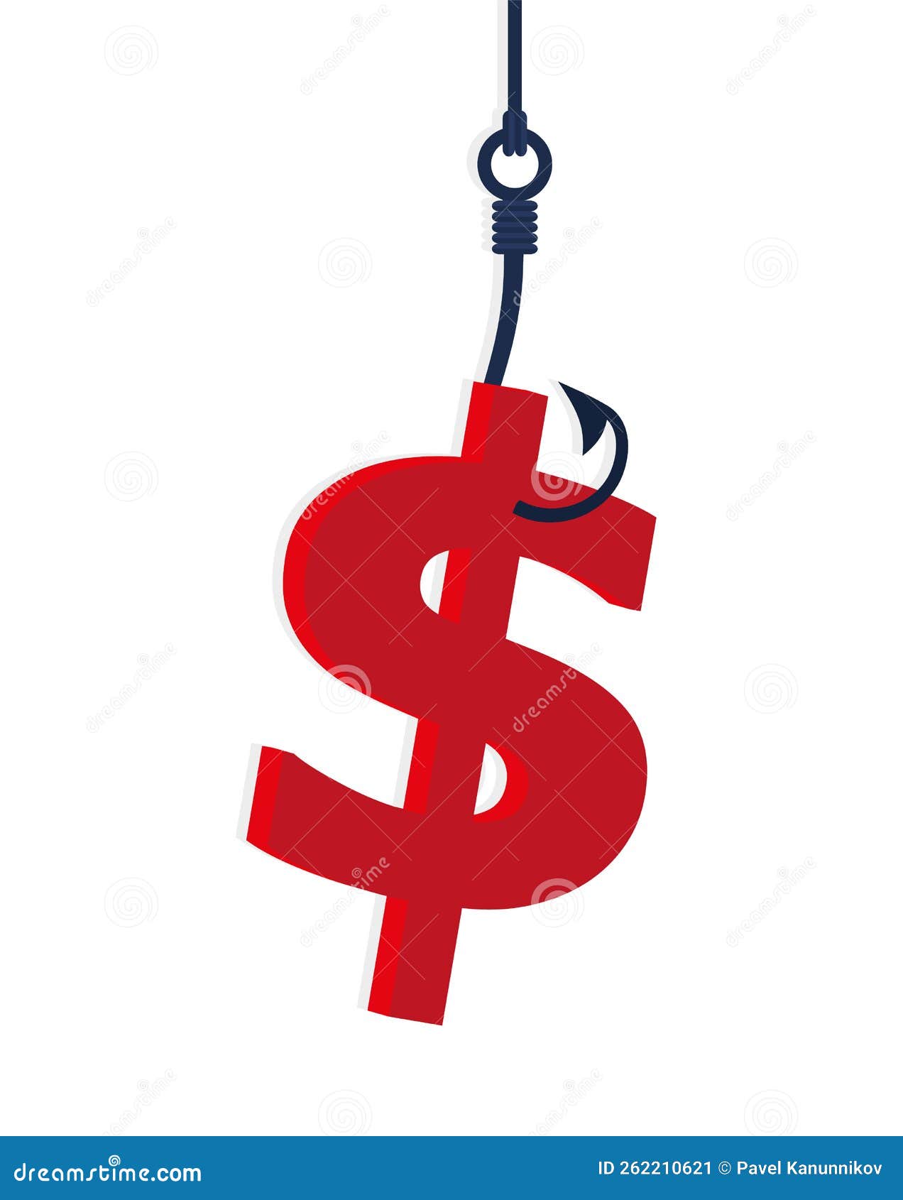 Fraud Money Vector Illustration Motivation Doodle Sketch ...