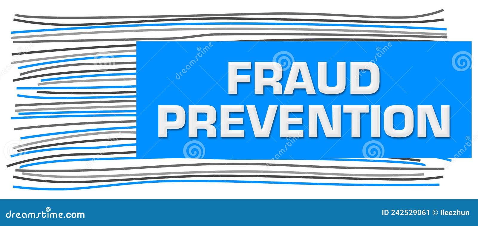 Fraud Prevention Concept Diagram Illustration | CartoonDealer.com #88606285
