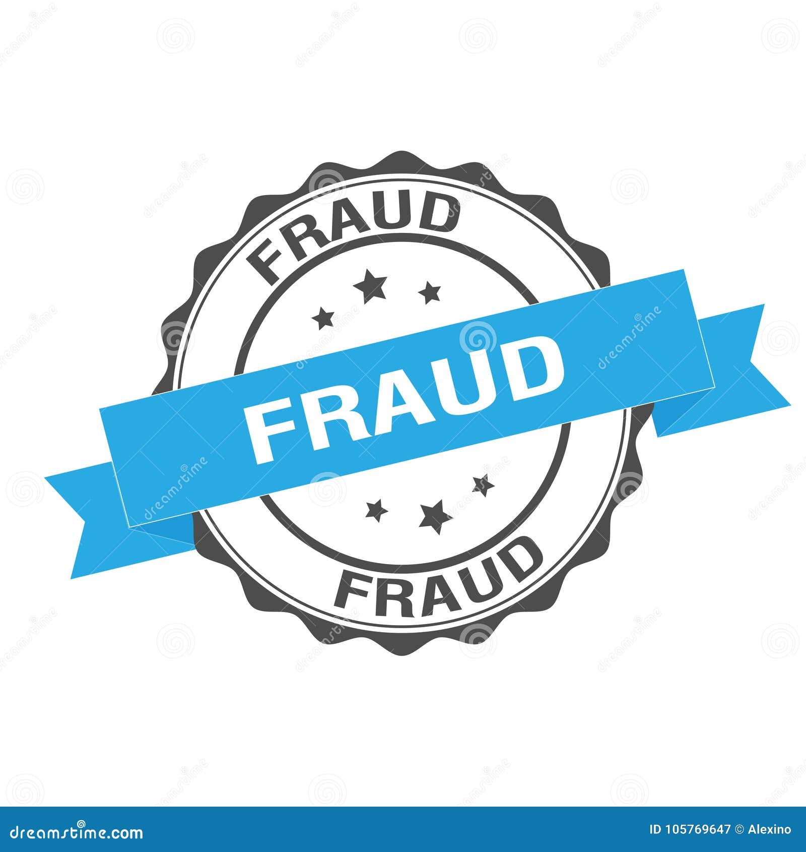 Fraud stamp illustration stock vector. Illustration of fraud - 105769647