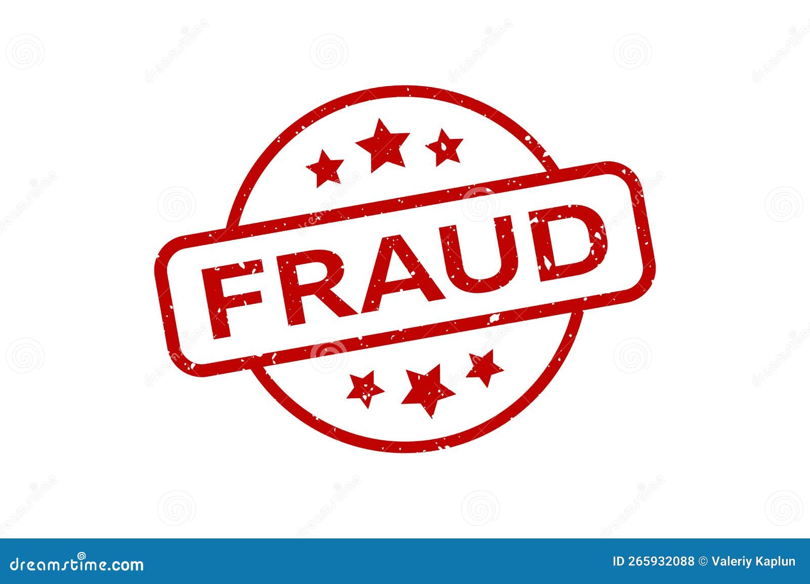 Fraud - Stamp, Imprint, Seal Template. Vector Stock Illustration Stock ...