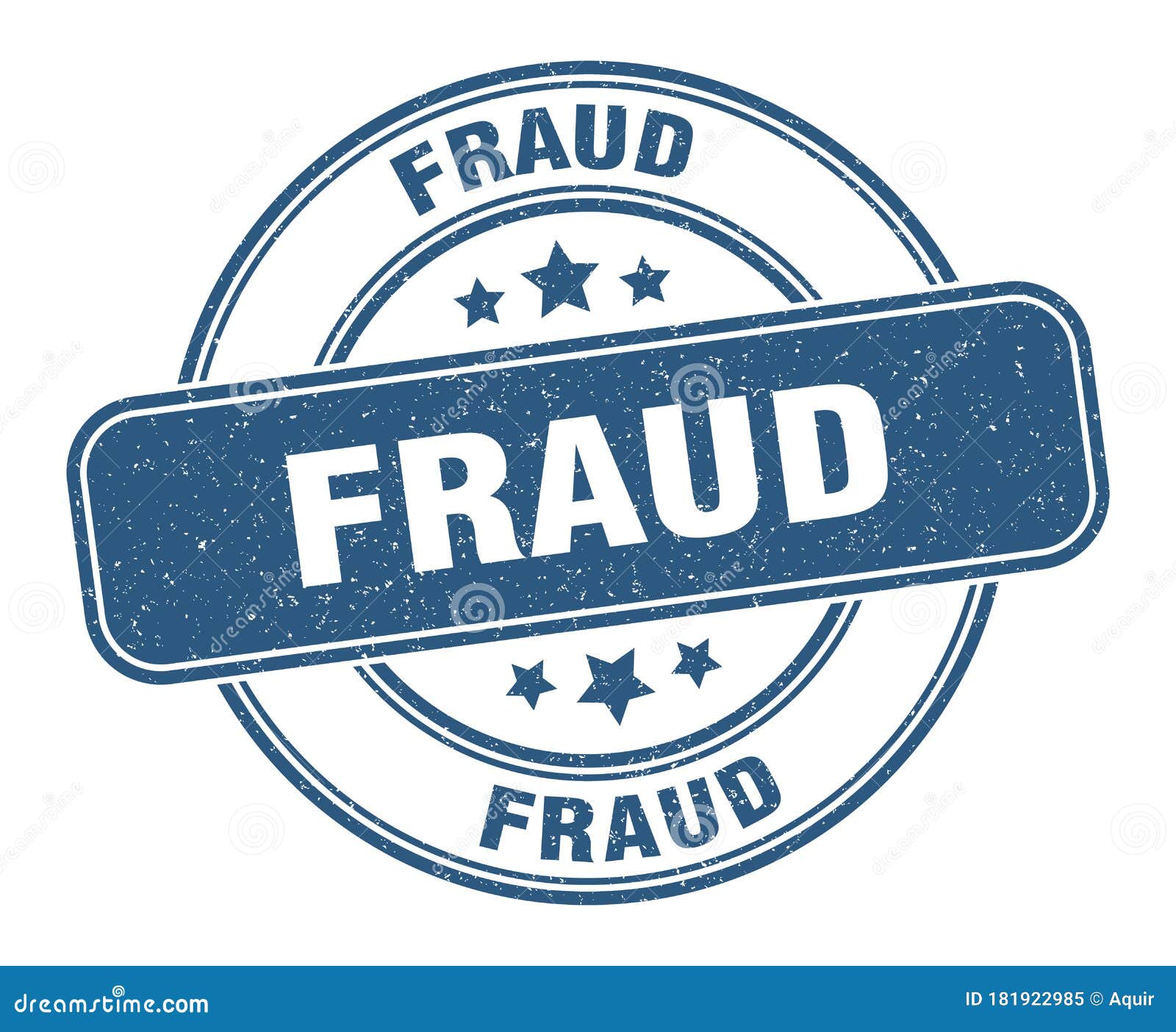 Fraud Stamp. Fraud Round Grunge Sign Stock Vector - Illustration of ...
