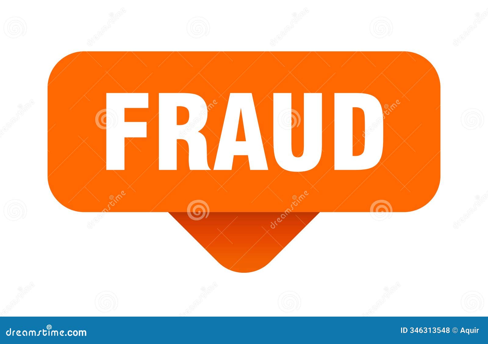 Fraud Sticker. Fraud Sign on Transparent Background Stock Vector ...