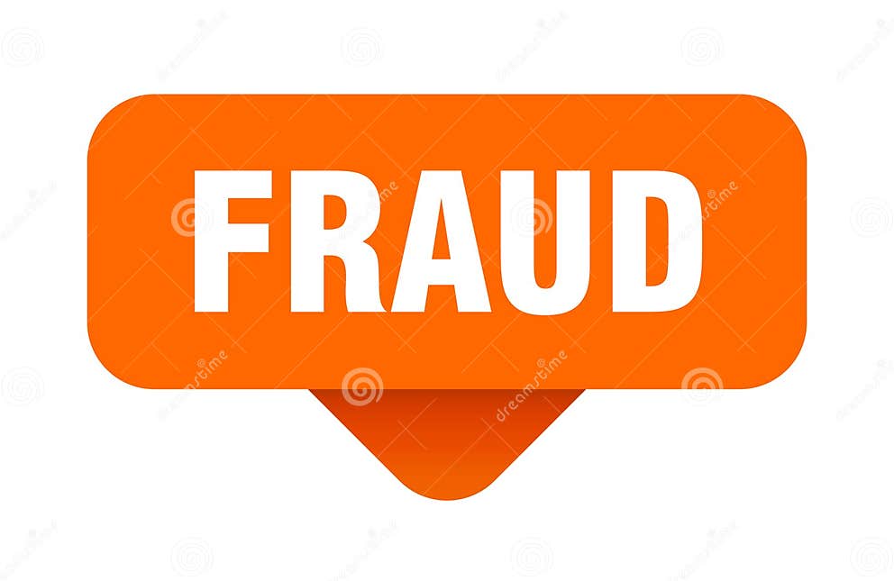 Fraud Sticker. Fraud Sign on Transparent Background Stock Vector ...