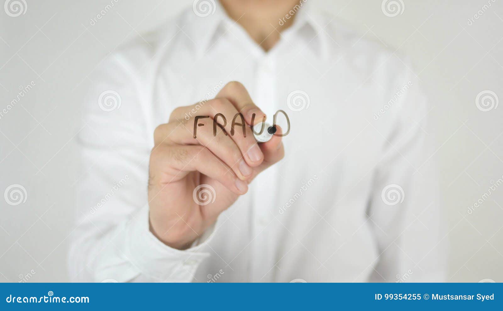 Fraud, Written on Glass stock image. Image of technology - 99354255