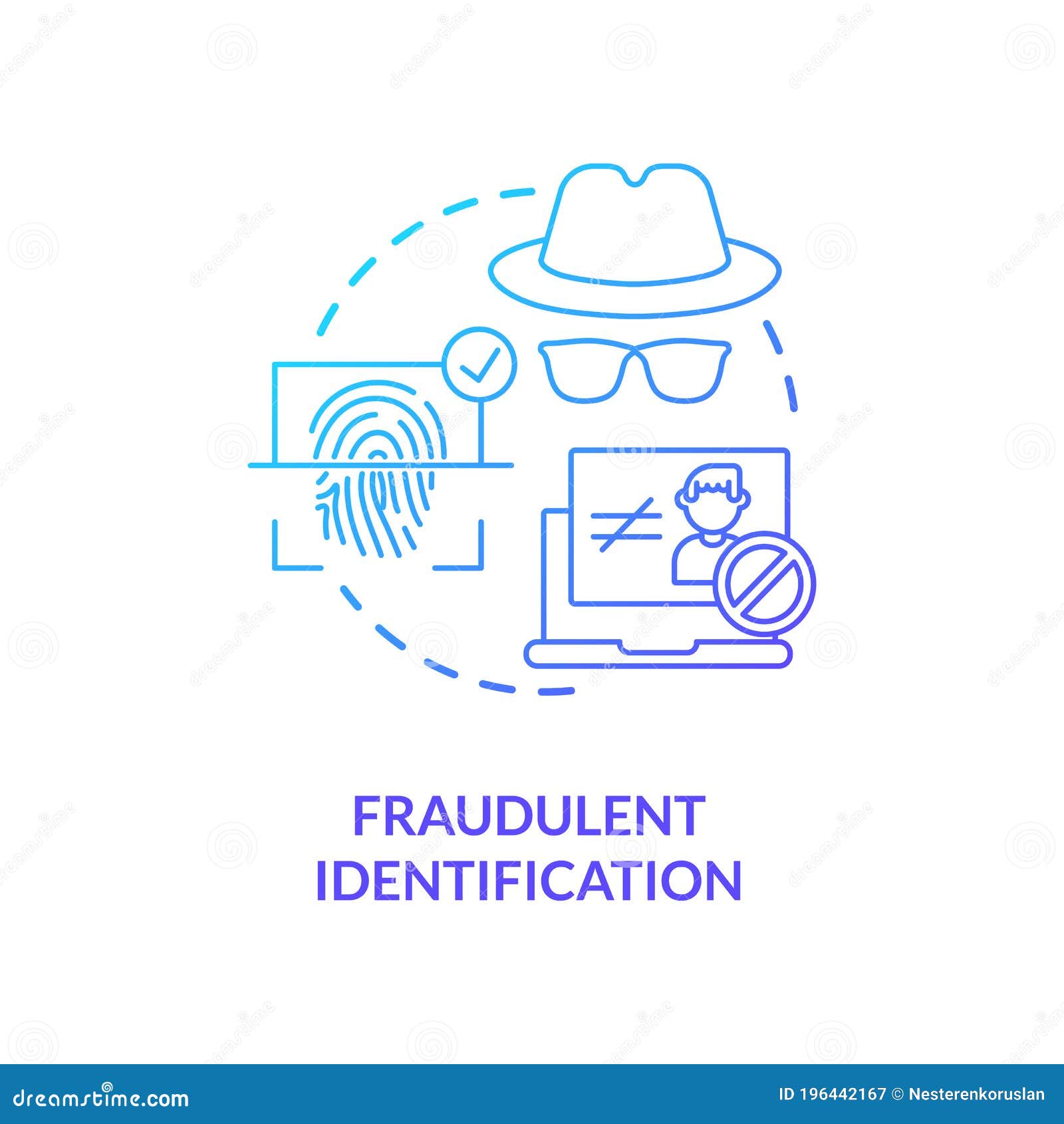 Fraudulent Icon Vector From Corruption Elements Collection. Thin Line ...