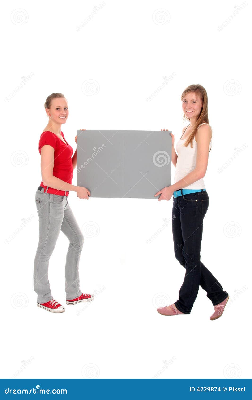 Frauen, Die Plakat Anhalten Stockfoto - Bild von jugendliche, leute ...