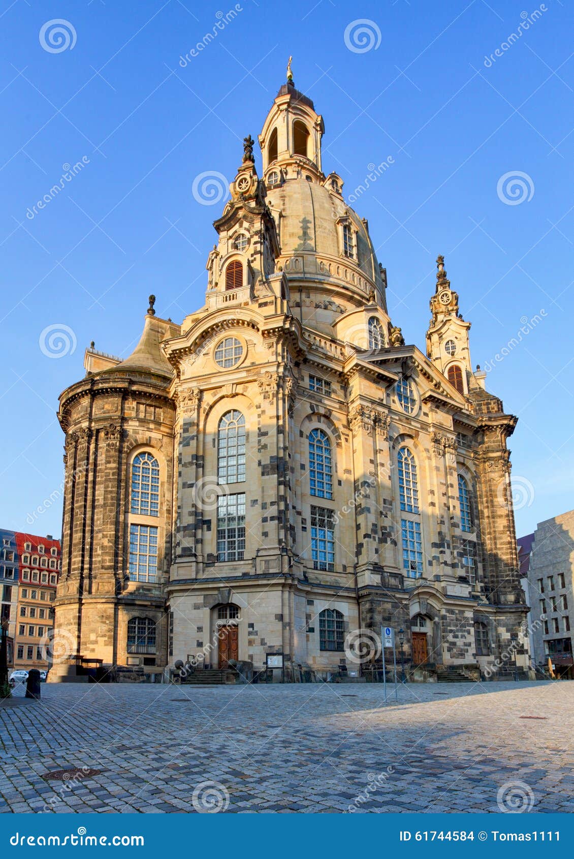Frauenkirche Cathedral in Dresden, Germany Stock Photo - Image of ...